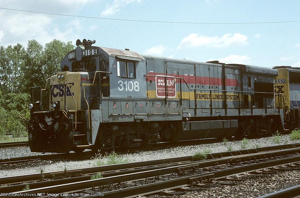 CSX B23-7 3108